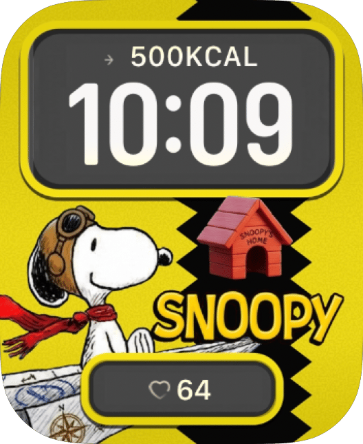 Classic Comic Snoopy Apple Watch Face | Watch Faces for Apple Watch